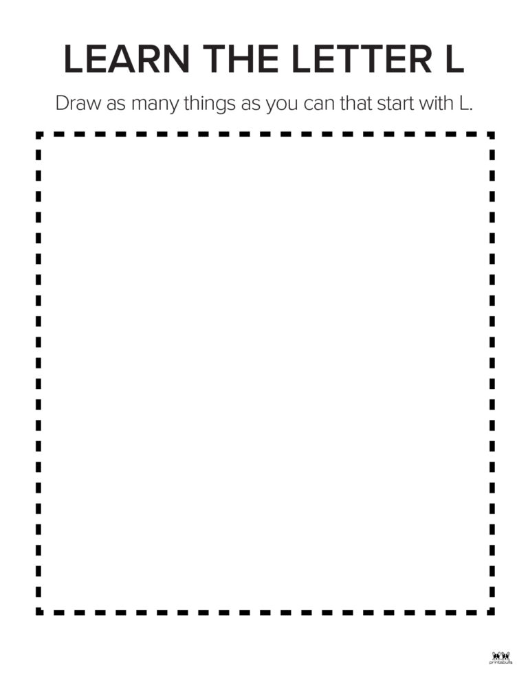 Letter L Worksheets - 50 FREE Printables | Printabulls