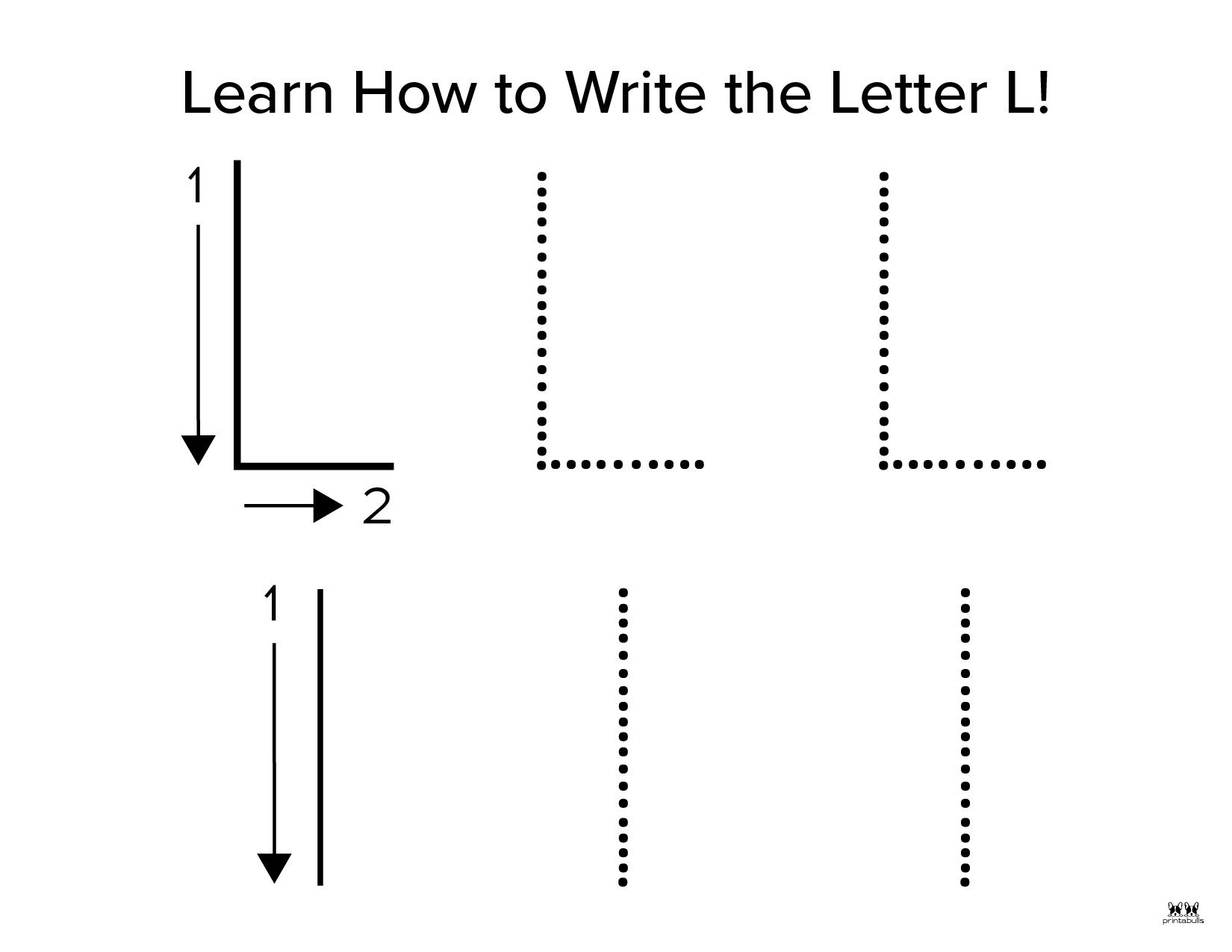 Letter L Worksheets - 50 FREE Printables | Printabulls