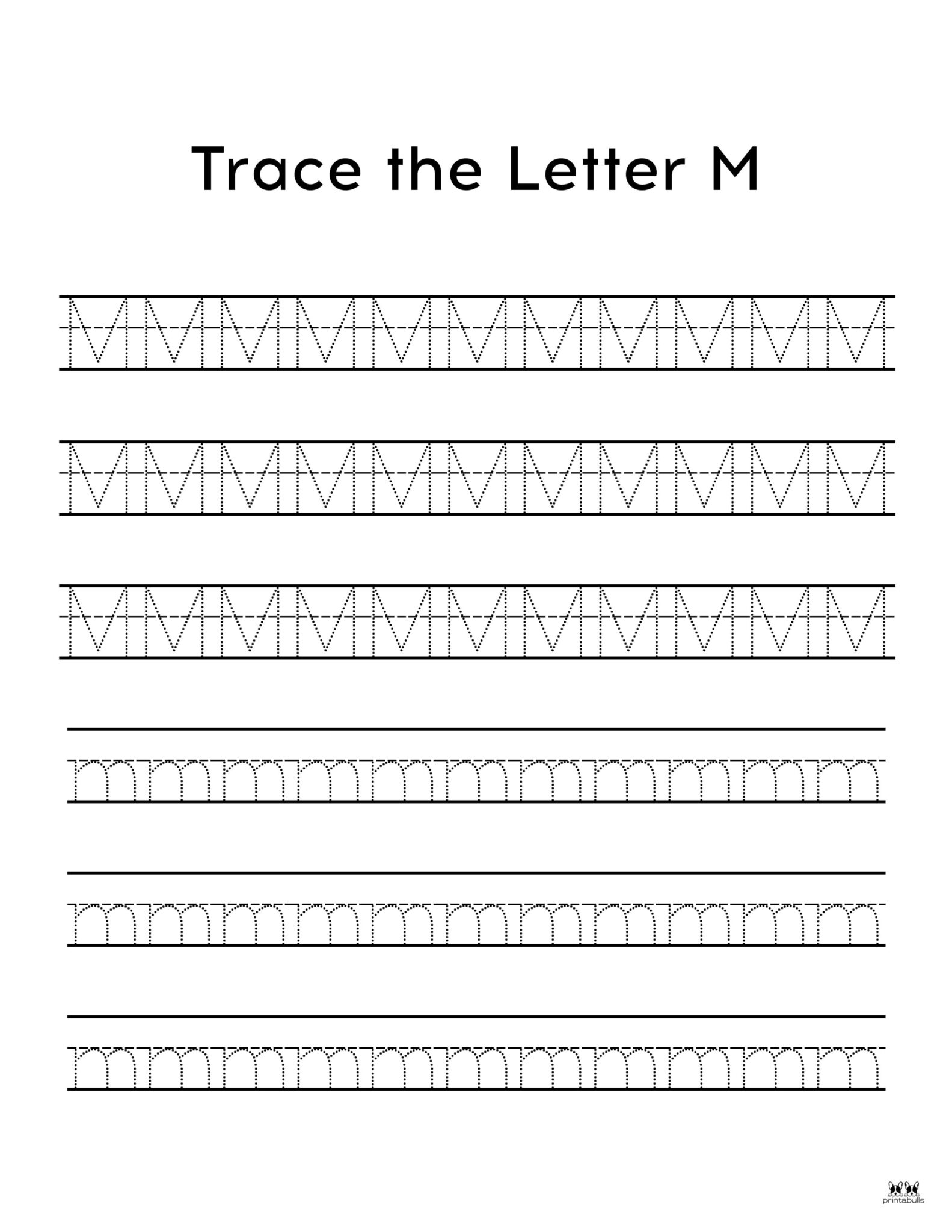 Letter M Worksheets - 50 FREE Printables | Printabulls
