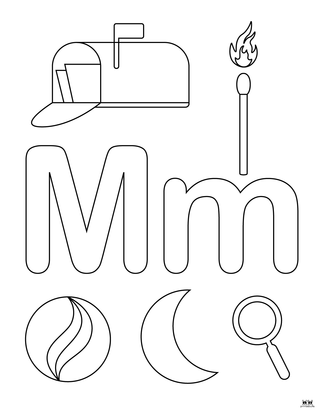 Letter M Worksheets - 50 FREE Printables | Printabulls