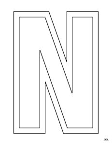 Letter N Worksheets - 50 FREE Printables | Printabulls