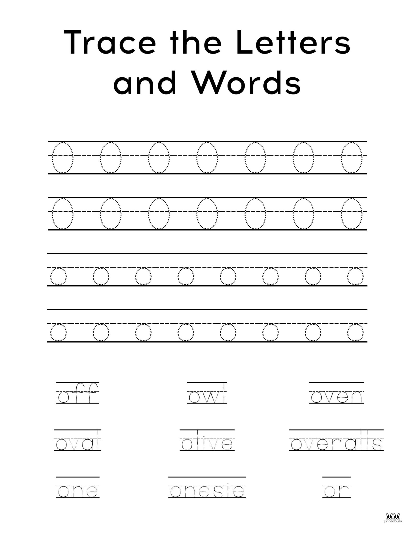 Letter O Worksheets - 50 FREE Printables | Printabulls