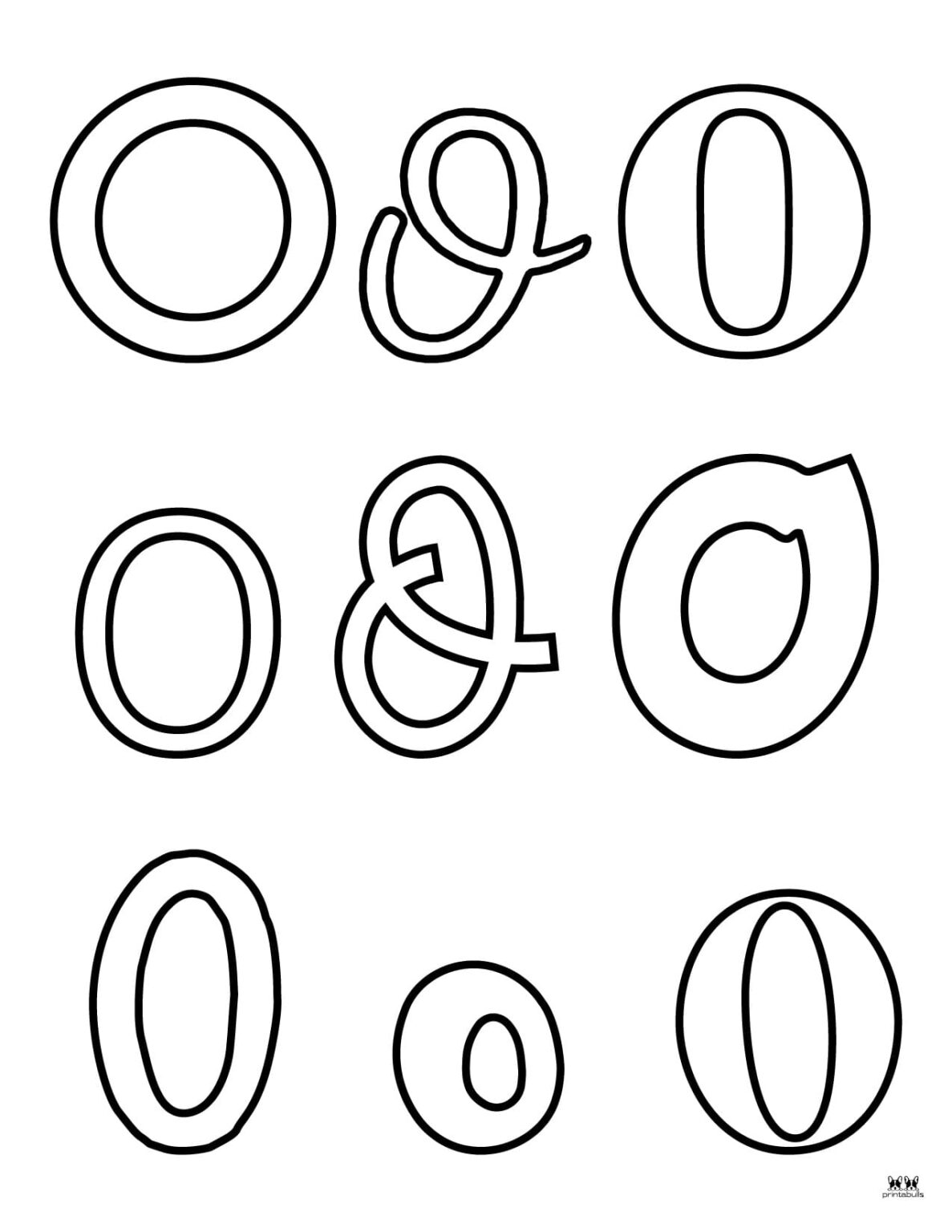 Letter O Worksheets - 50 FREE Printables | Printabulls