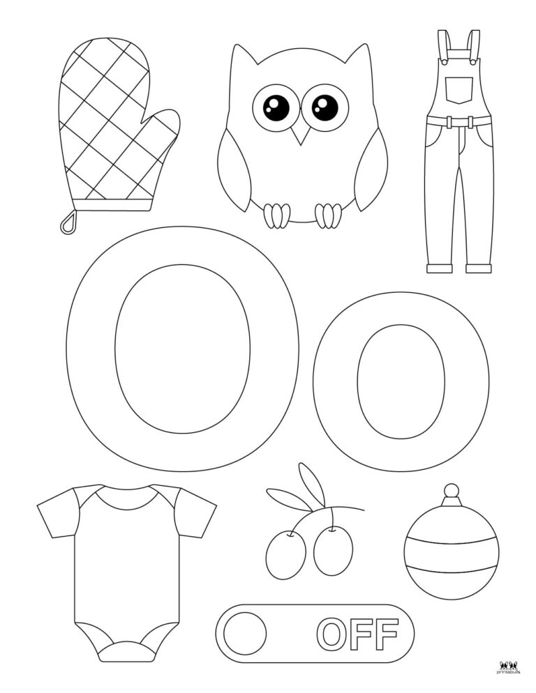 Letter O Worksheets - 50 FREE Printables | Printabulls