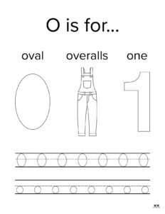 Letter O Worksheets - 50 FREE Printables | Printabulls