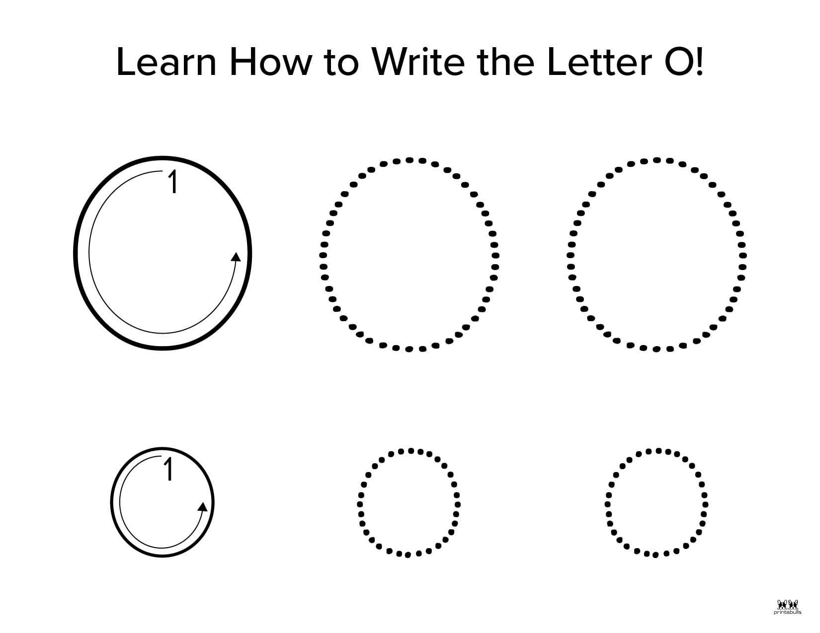 Letter O Worksheets - 50 FREE Printables | Printabulls