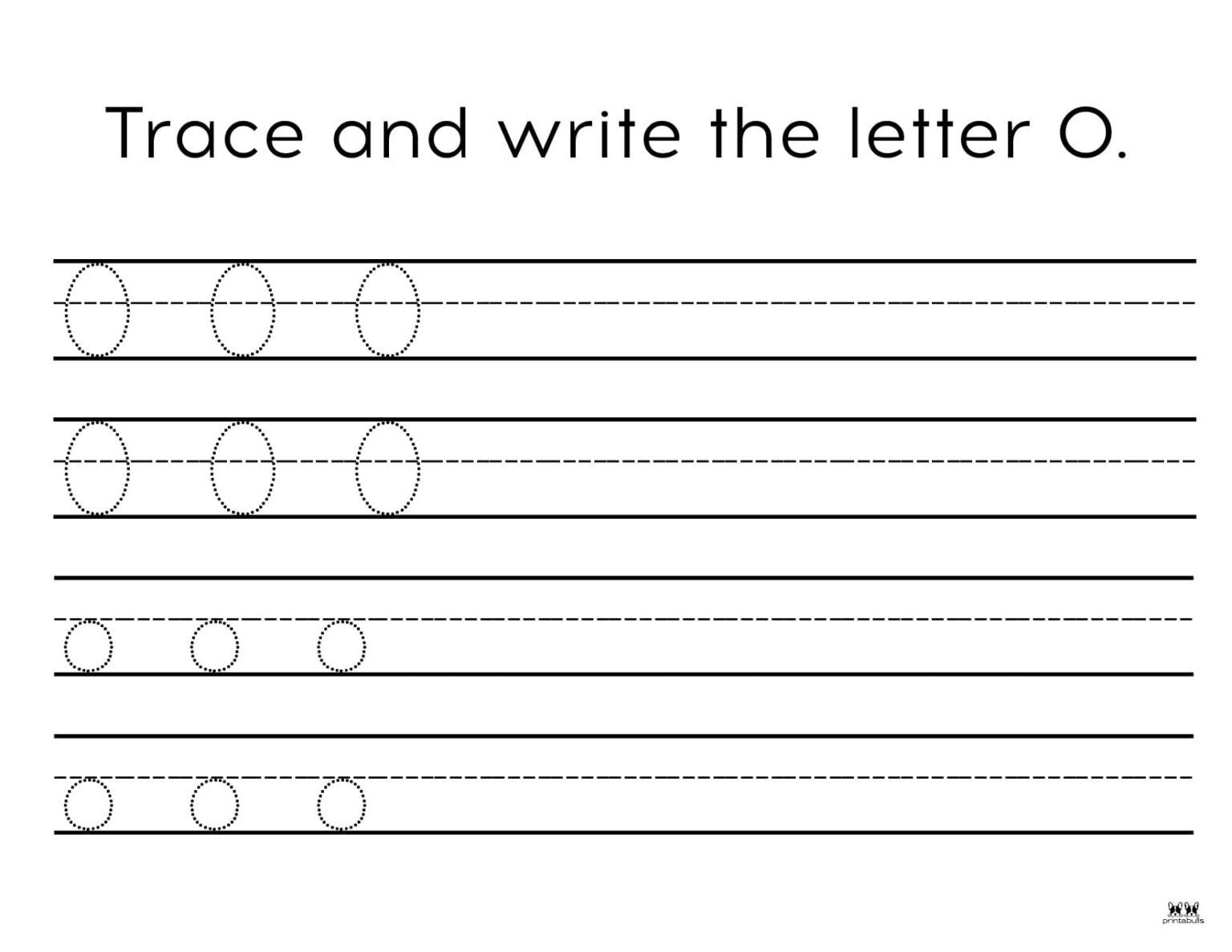 Letter O Worksheets - 50 FREE Printables | Printabulls