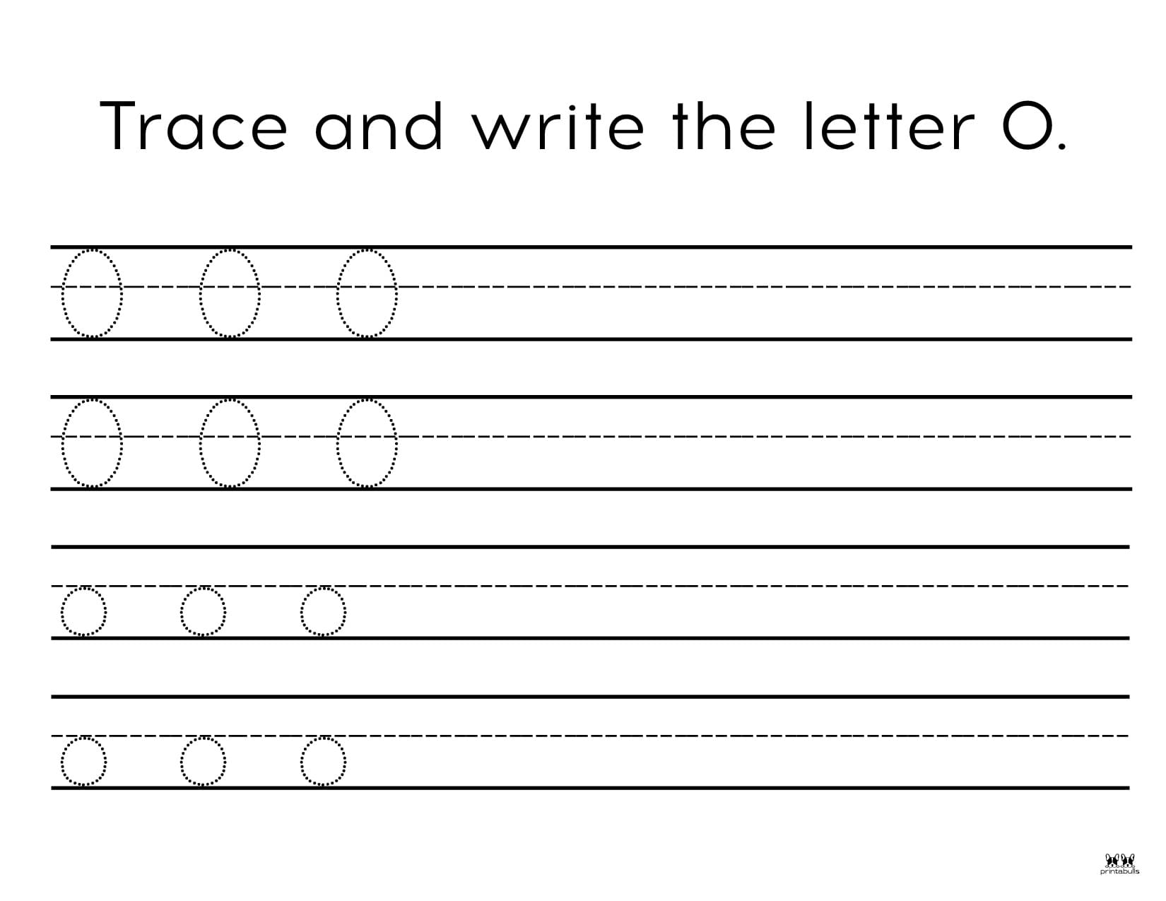 Letter O Worksheets - 50 FREE Printables | Printabulls