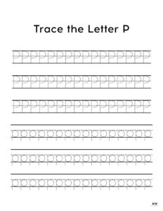 Letter P Worksheets - 50 FREE Printables | Printabulls