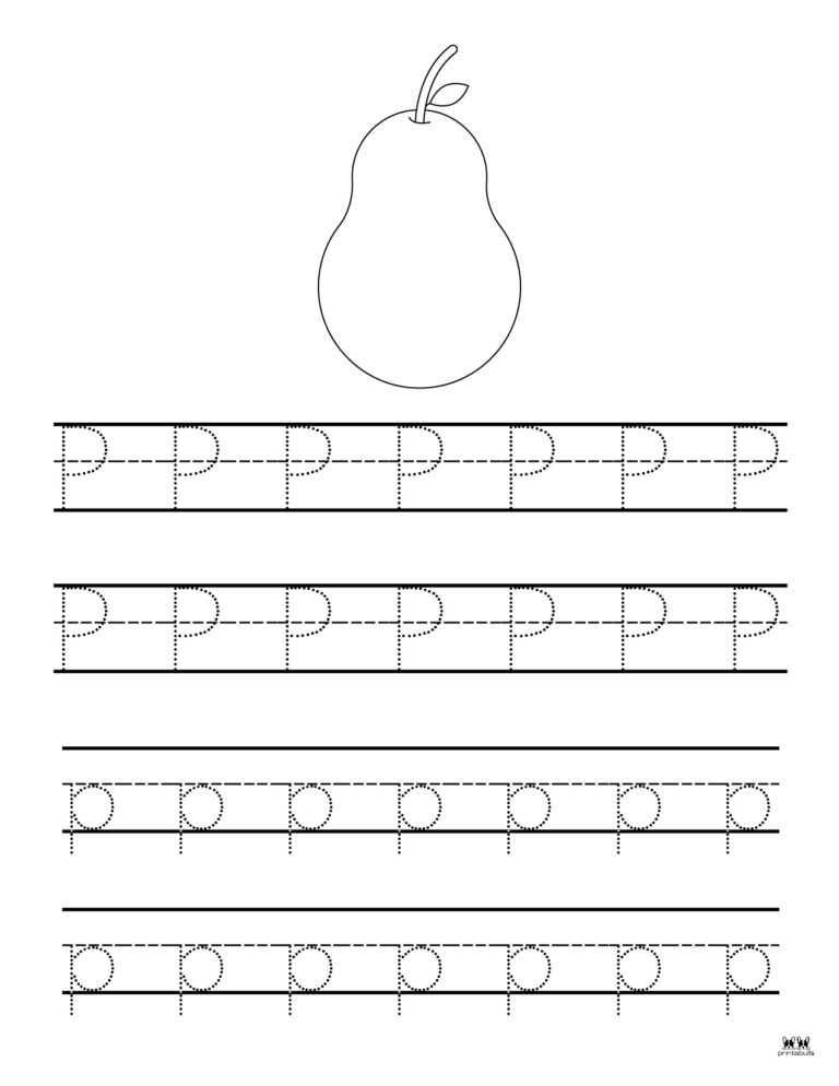 Letter P Worksheets - 50 FREE Printables | Printabulls
