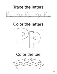 Letter P Worksheets - 50 FREE Printables | Printabulls