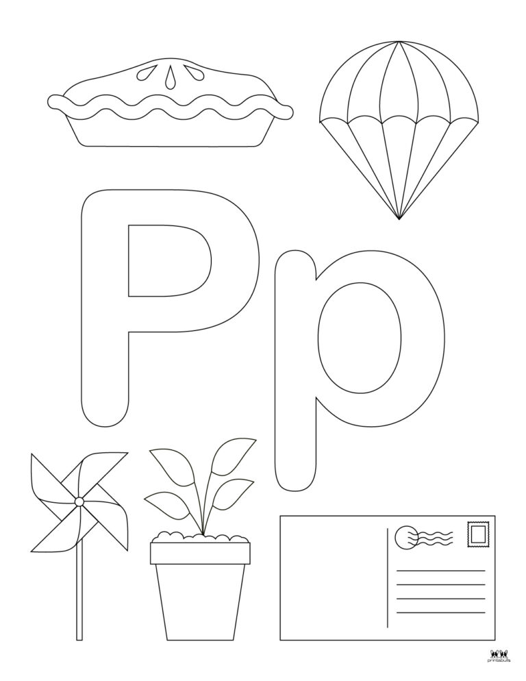 Letter P Worksheets - 50 FREE Printables | Printabulls