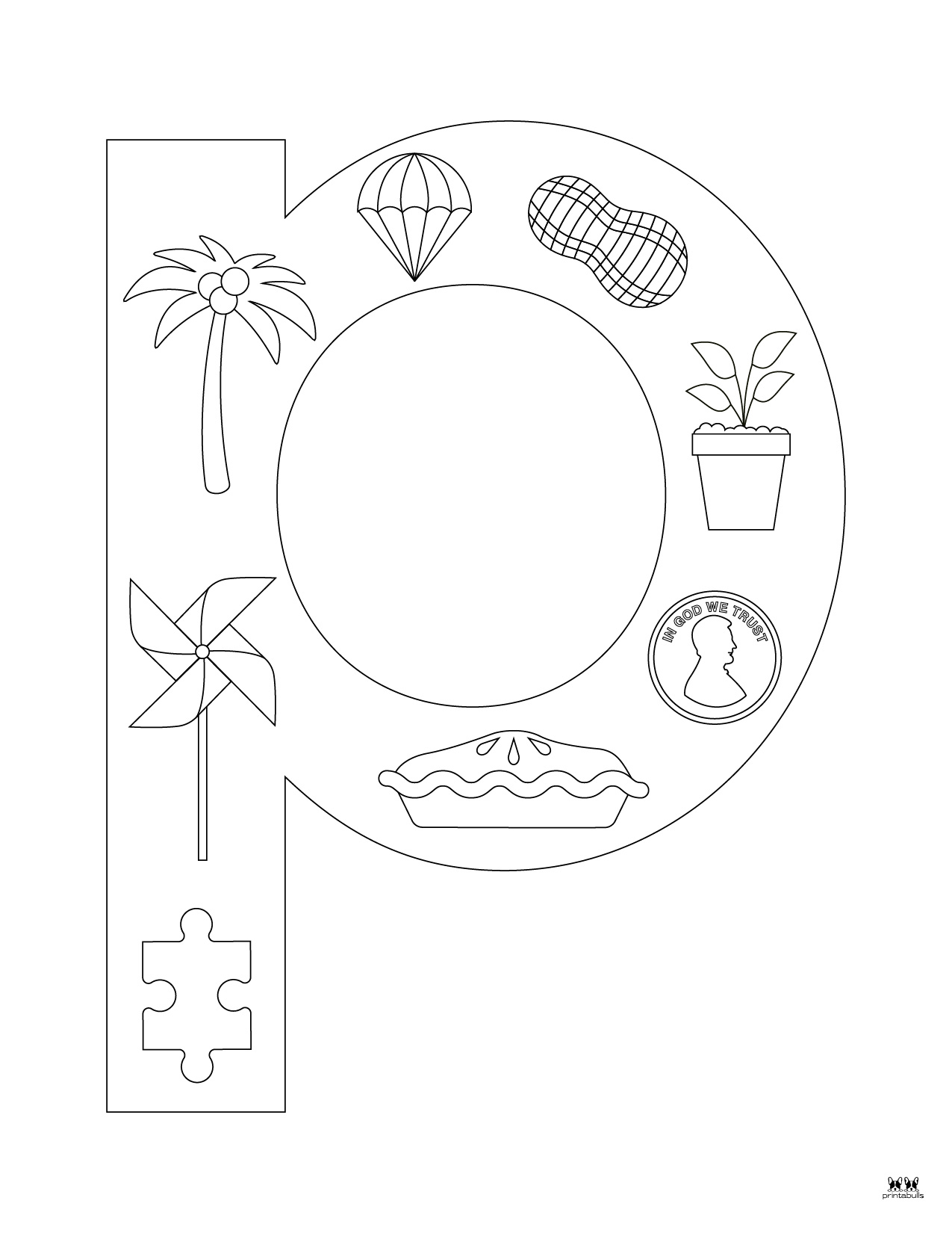 Letter P Worksheets - 50 FREE Printables | Printabulls