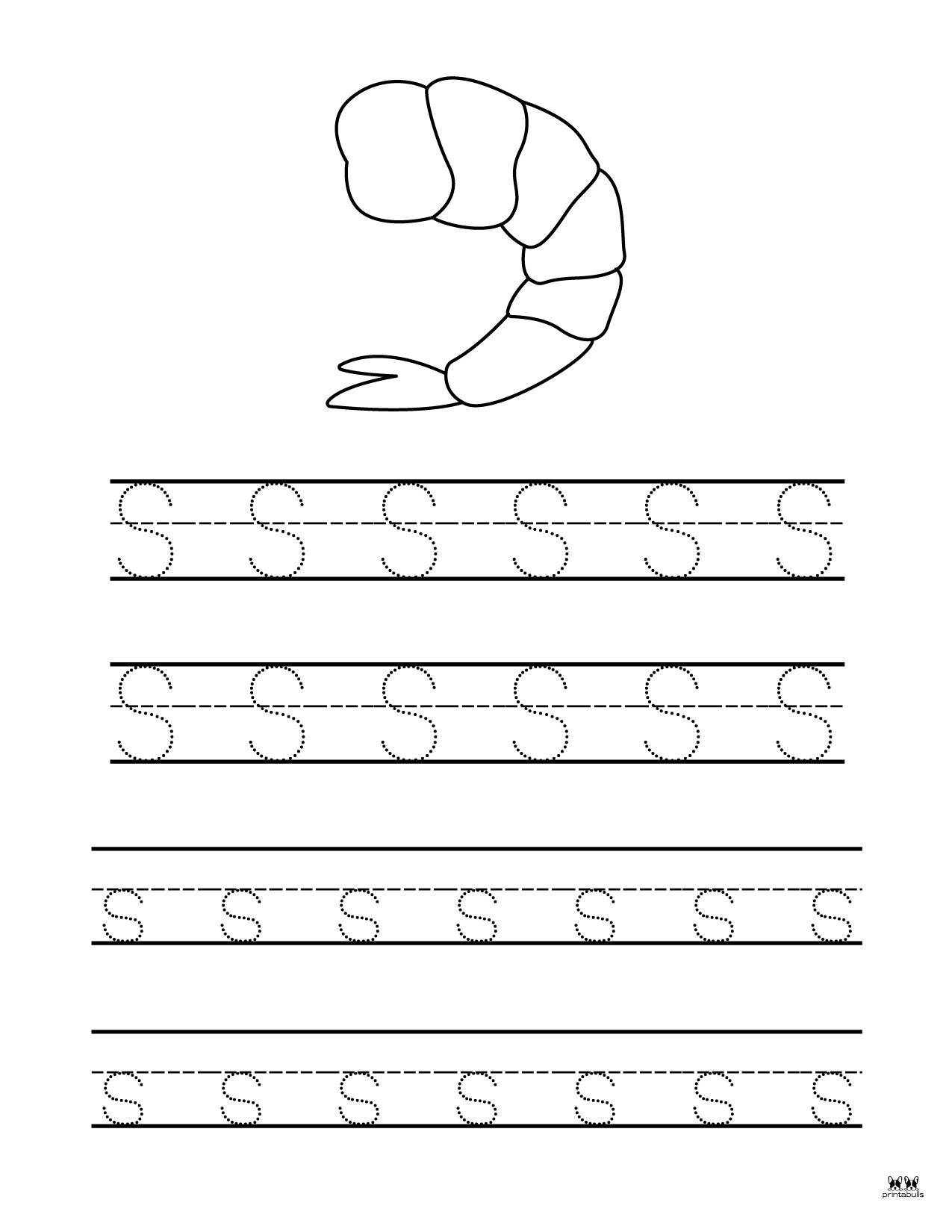 Letter S Worksheets - 50 FREE Printables - PrintaBulk