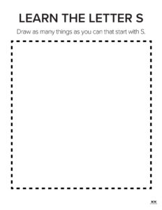 Letter S Worksheets - 50 FREE Printables | Printabulls