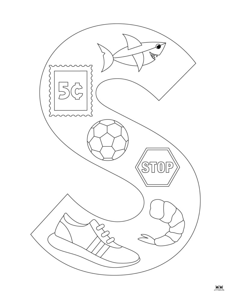 Letter S Worksheets - 50 FREE Printables | Printabulls