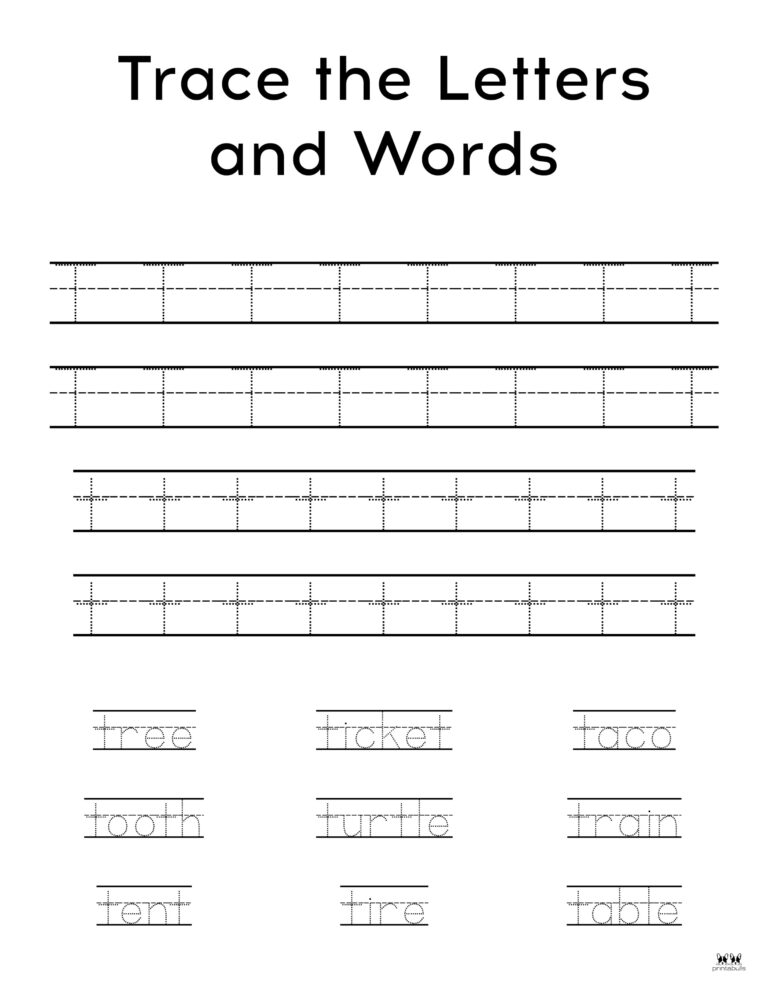 Letter T Worksheets - 50 FREE Printables | Printabulls