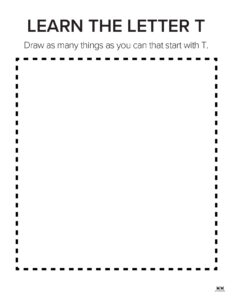 Letter T Worksheets - 50 FREE Printables | Printabulls