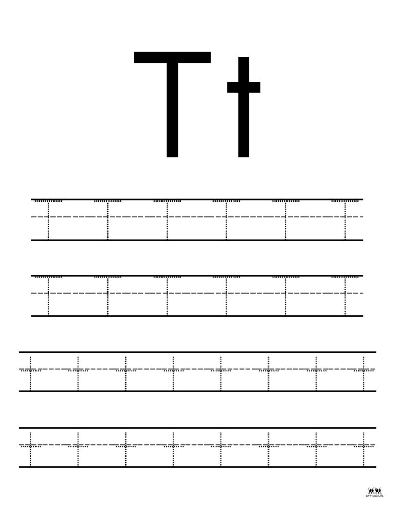 Letter T Worksheets For Preschoolers