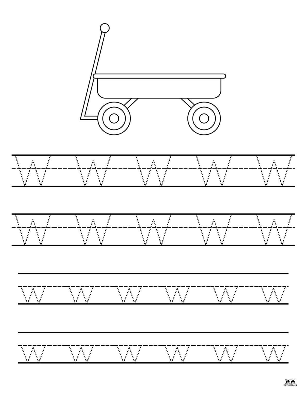 Letter W Worksheets - 50 FREE Printables | Printabulls