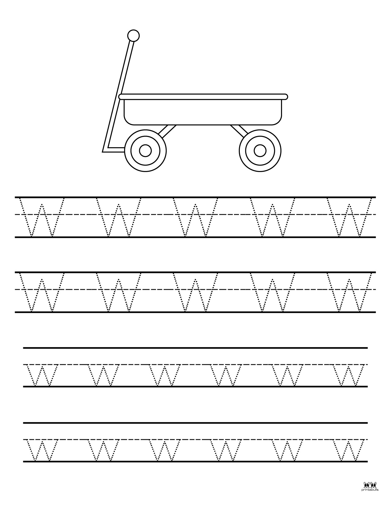 Letter W Worksheets - 50 FREE Printables | Printabulls