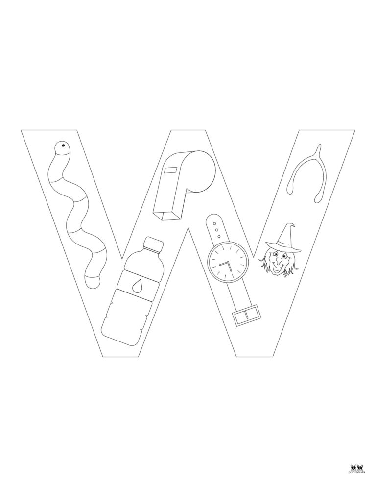 Letter W Worksheets - 50 FREE Printables | Printabulls