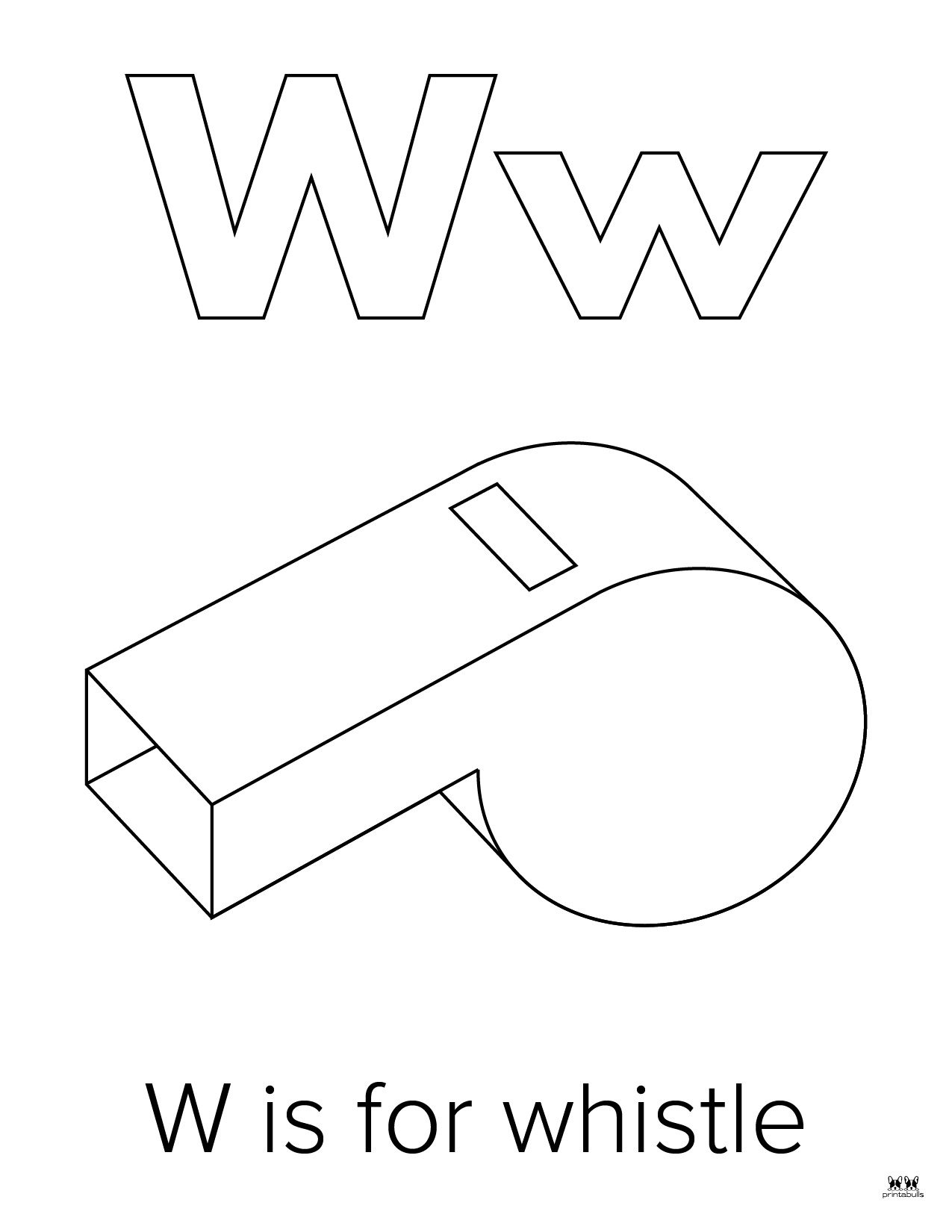 Letter W Worksheets - 50 FREE Printables | Printabulls