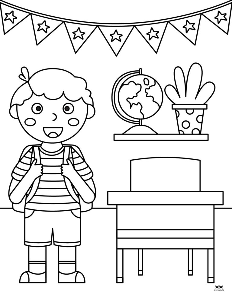 Back To School Coloring Pages - 25 FREE Pages | Printabulls