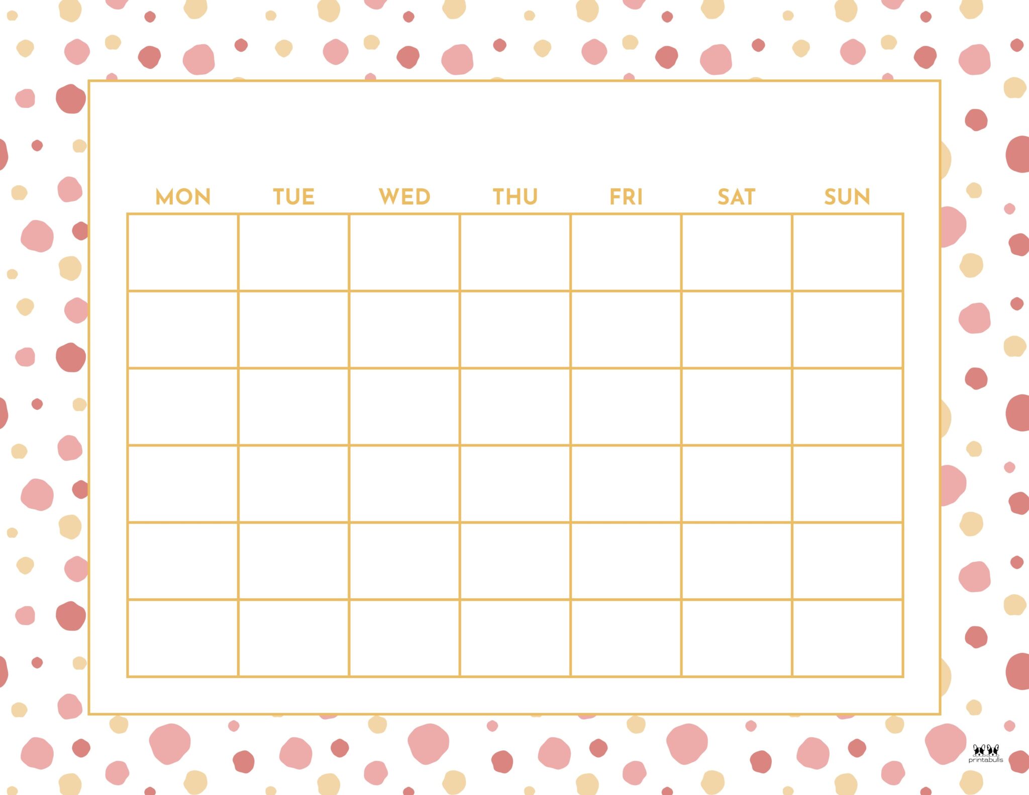 Blank Calendars - 15 FREE Printables | Printabulls
