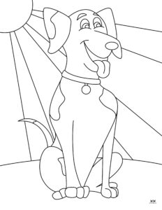 Dog Coloring Pages - 25 FREE Printable Pages | Printabulls