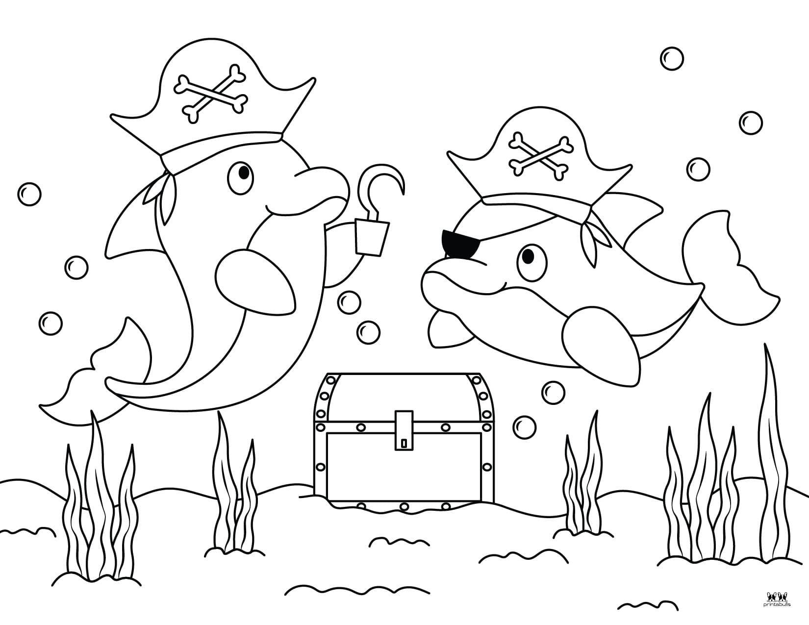 Dolphin Coloring Pages & Templates - 28 FREE Pages | Printabulls