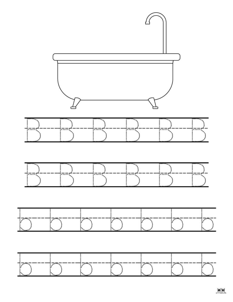 Letter B Worksheets - 50 FREE Printables | Printabulls