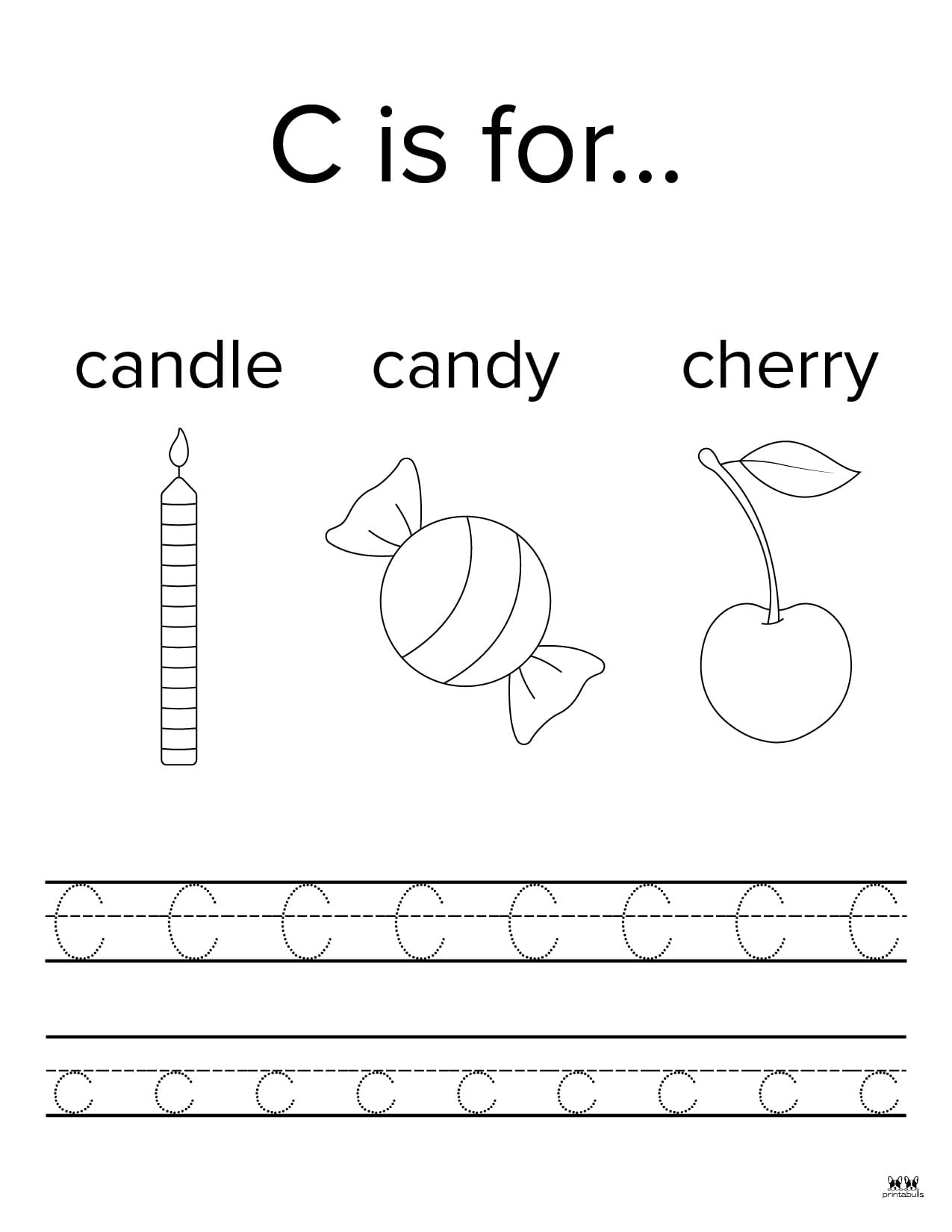 Letter C Worksheets - 50 FREE Printables | Printabulls