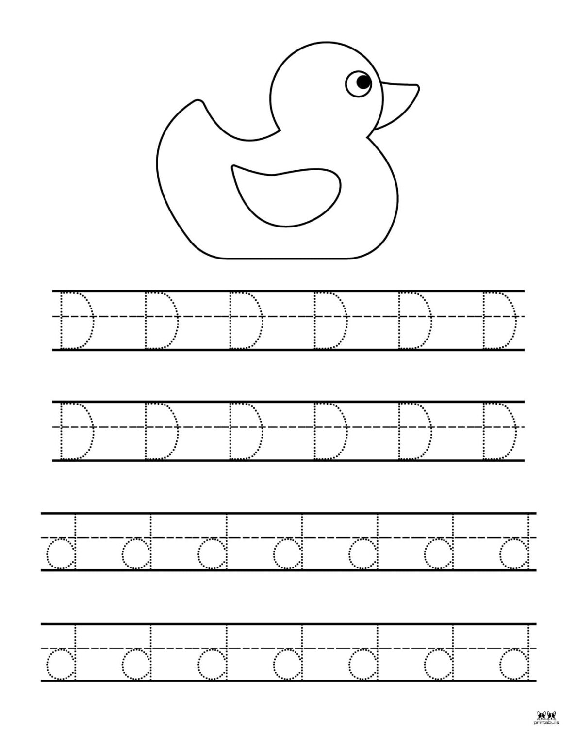 Letter D Worksheets - 50 FREE Printables | Printabulls