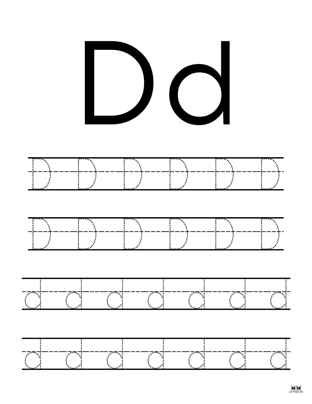 Letter D Worksheets - 50 FREE Printables - PrintaBulk