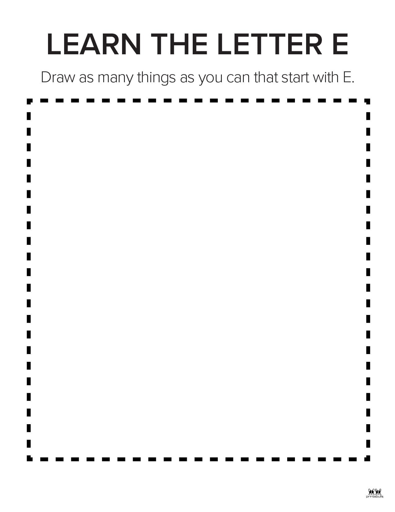 Letter E Worksheets - 50 FREE Printables | Printabulls