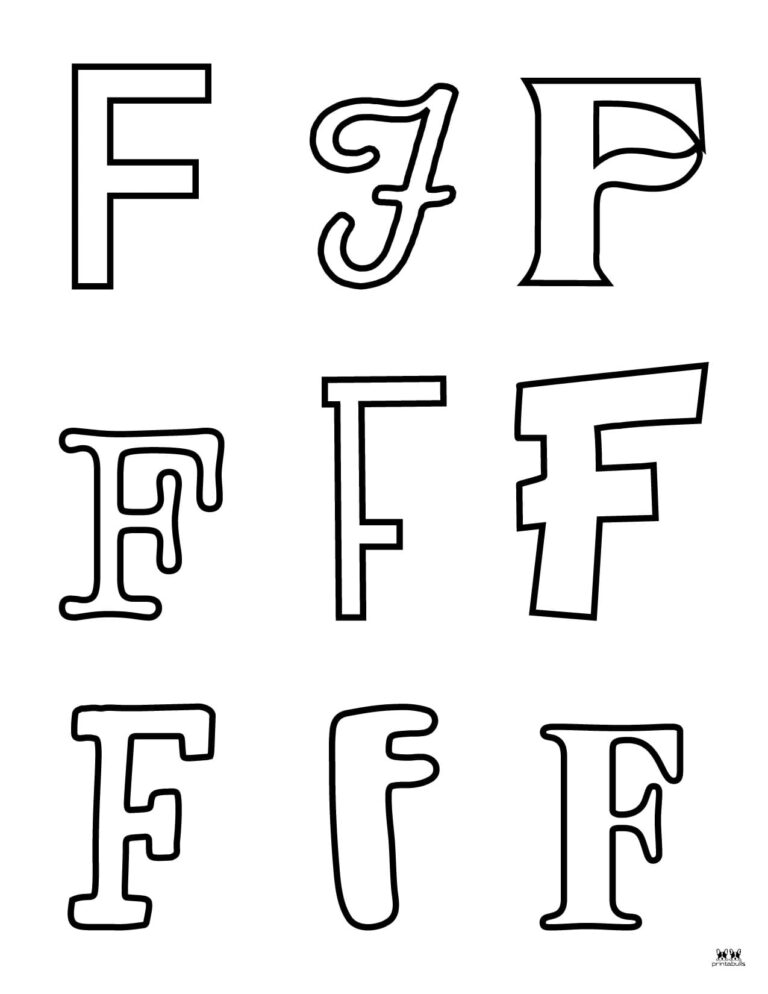 Letter F Worksheets - 50 FREE Printables | Printabulls