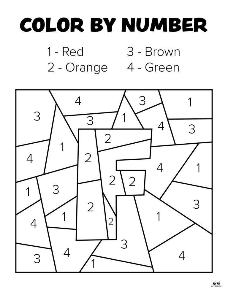 Letter F Worksheets - 50 FREE Printables | Printabulls