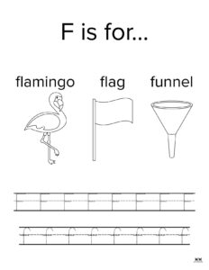 Letter F Worksheets - 50 FREE Printables | Printabulls