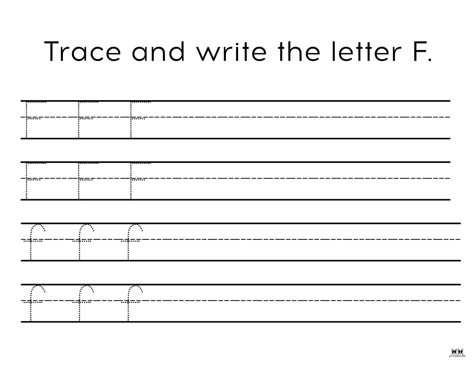 Letter F Worksheets 50 FREE Printables Printabulls