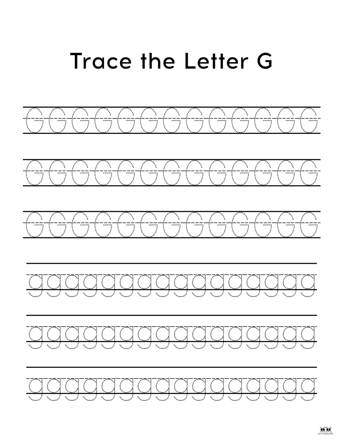 Letter G Worksheets - 50 FREE Printables | Printabulls