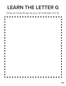 Letter G Worksheets - 50 FREE Printables | Printabulls
