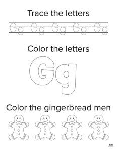Letter G Worksheets - 50 FREE Printables - PrintaBulk