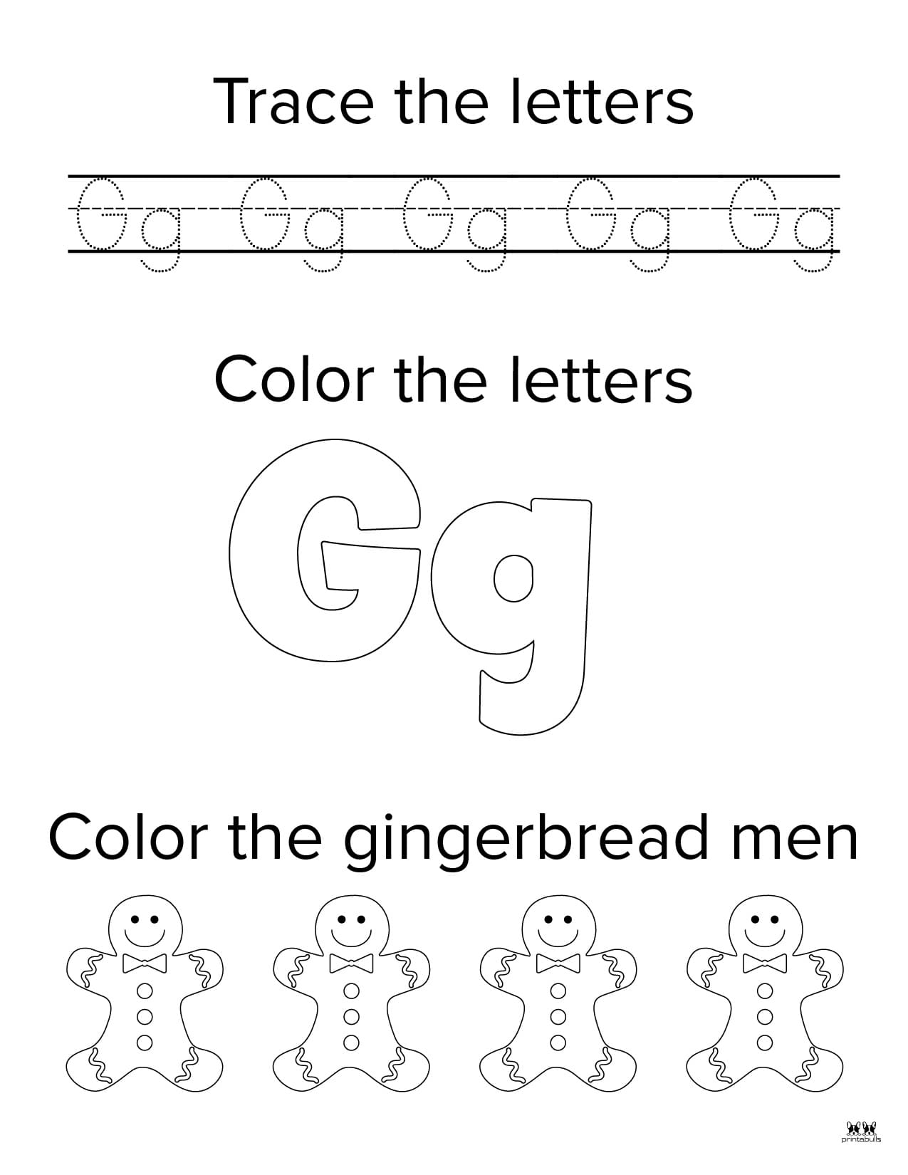 Letter G Worksheets - 50 FREE Printables | Printabulls