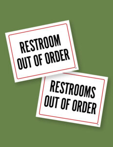 Out Of Order Signs - 25 FREE Printable Signs | Printabulls
