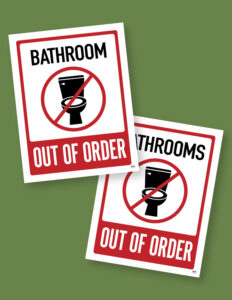 Out Of Order Signs - 25 FREE Printable Signs | Printabulls