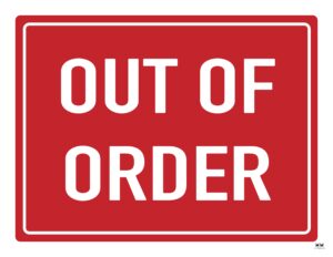 Out Of Order Signs - 25 FREE Printable Signs | Printabulls