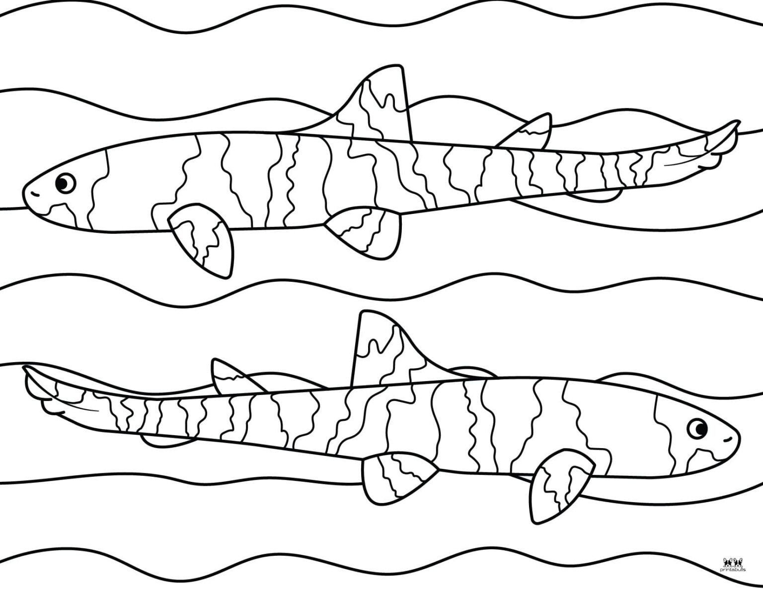 Shark Coloring Pages - 25 FREE Pages | Printabulls