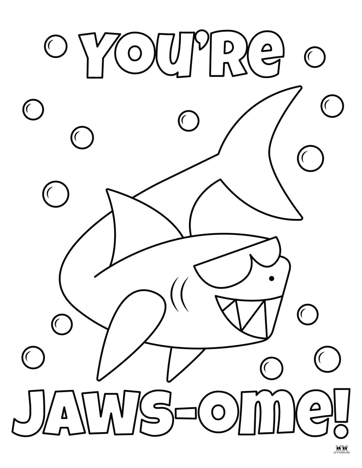 Shark Coloring Pages - 25 FREE Pages | Printabulls