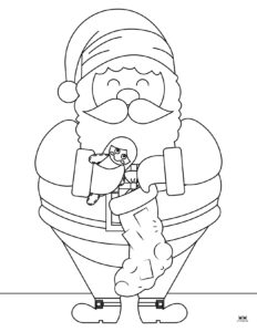 Christmas Stocking Coloring Pages - 27 FREE Pages | Printabulls